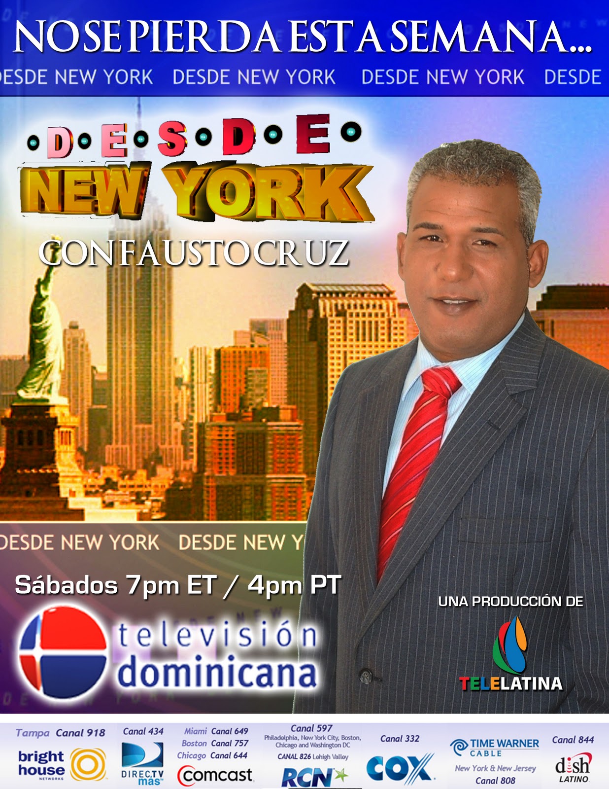 MI AMIGO Y HERMANO FAUSTO CRUZ, COMIENZA A COSECHAR EXITOS EN NEW YORK ...