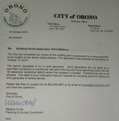 The Power of Small Wind: Submitting the Building Permit Application