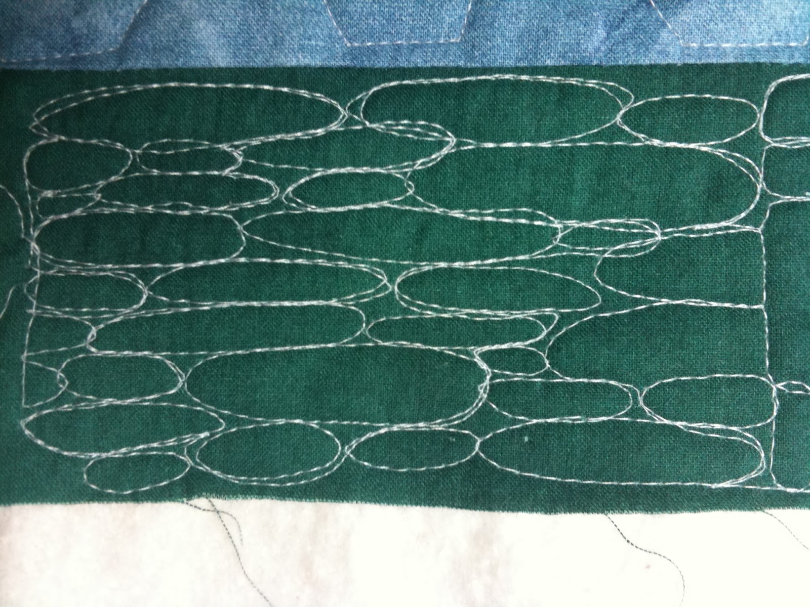 A Few Scraps: Free Motion Quilt Along: Pebbles