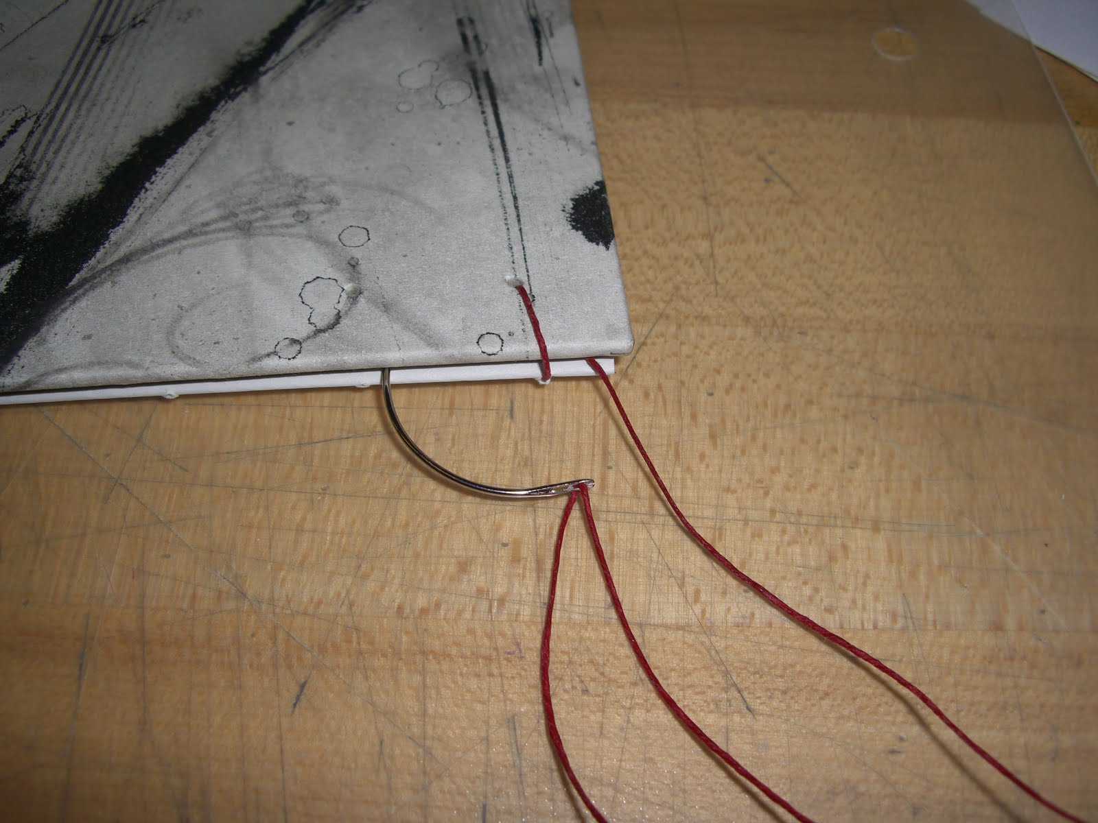 Saltzworks: Bookbinding Part 3 - Sewing the Coptic Binding