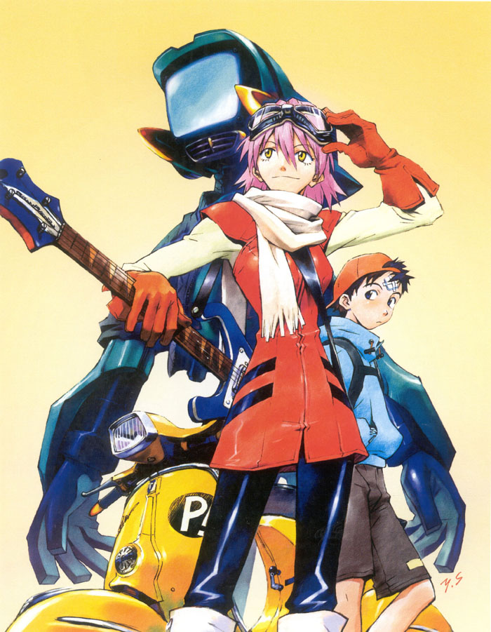 Anarchy In The Galaxy: Anime review: FLCL