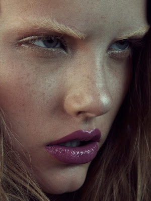 Model Ashley Smith- Dewy Skin Vampy Makeup Beauty Images Editorial ...