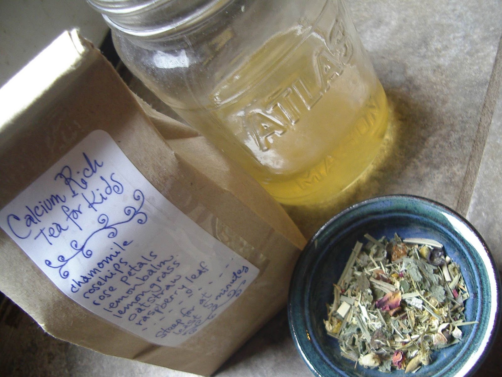 Little City Farm: Calcium rich tea for kids!