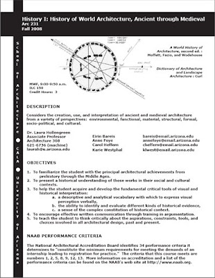Arc 231 Architecture History