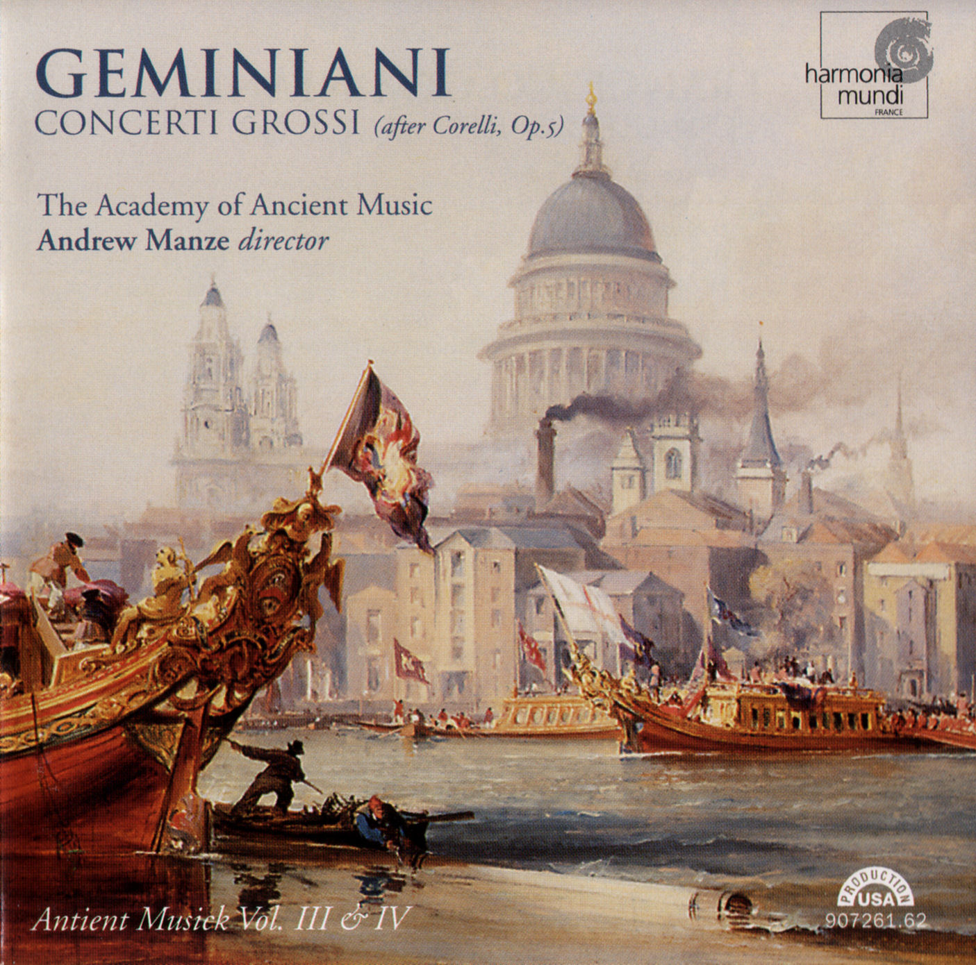 Geminiani: Concerti Grossi (After Corelli Op.5) - Manze, AAM - jewish-music