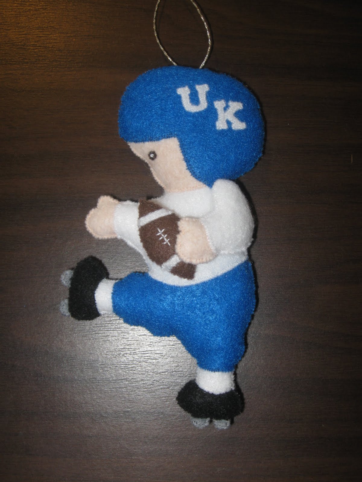 Fans of Carolyn DeAngelis Felt Ornaments: Touchdown Tommy