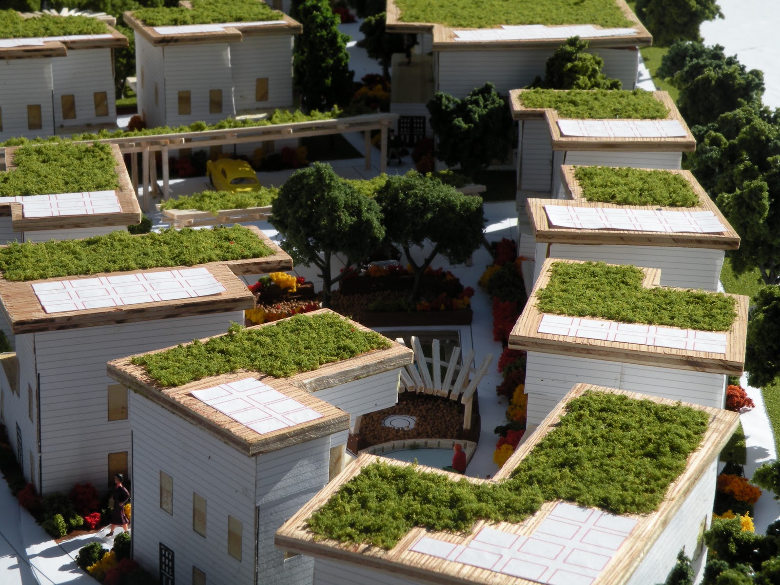 Landscape Architecture: Model in the Sun Shade Study