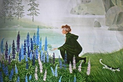 places i stopped on my way home: The Lupine Lady