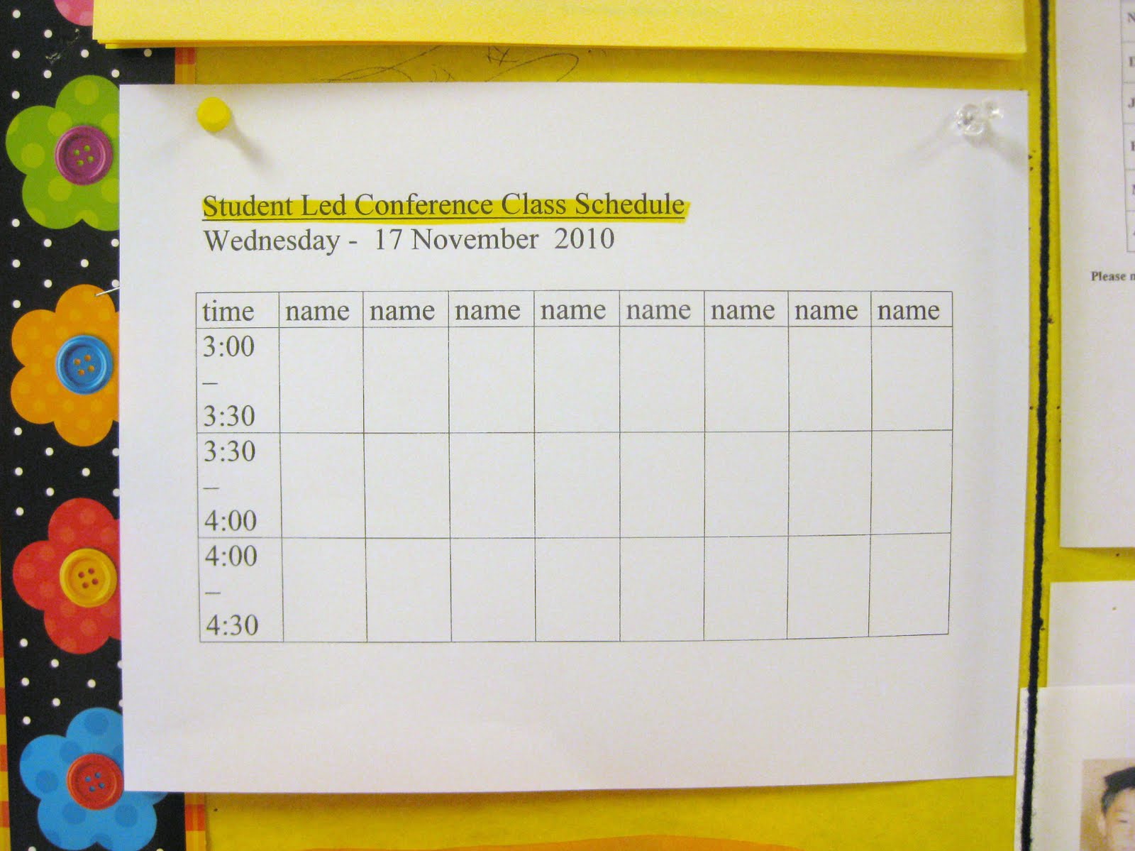 student-led conferences
