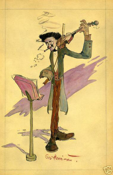 Three Men in a Tub: Geo. Herriman Cartoon