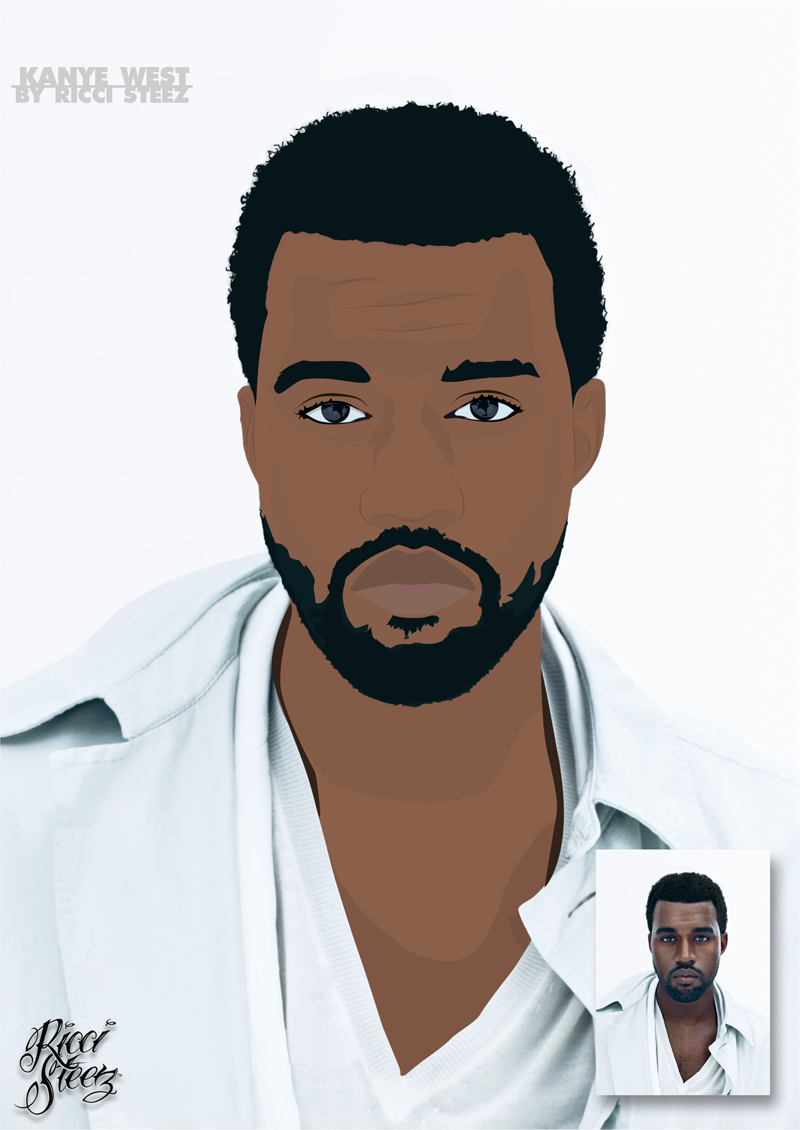 V & V: KANYE WEST (BASIC VECTOR) & AMBER ROSE (UNFINISHED VECTOR)- BY ...
