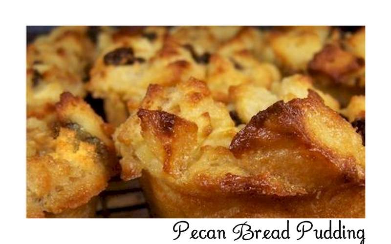 Individual Pecan Bread Pudding - The Cottage Mama