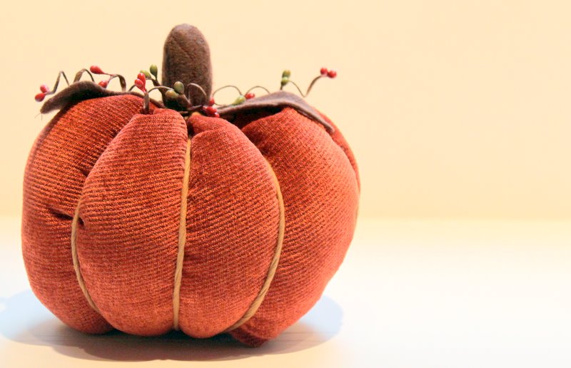 Fall Fabric Pumpkin Tutorial - The Cottage Mama