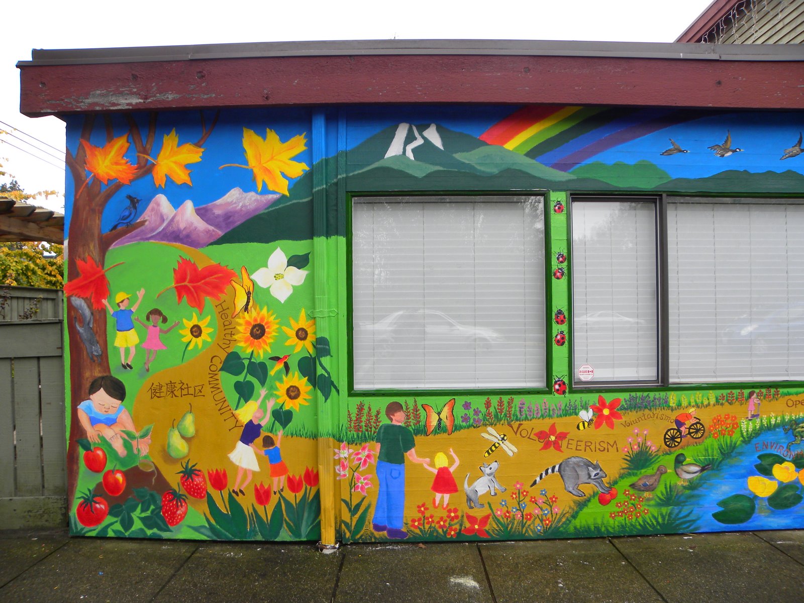 Yoko's Art Works: Frog Hollow Neighbourhood House Mural & Banner ...