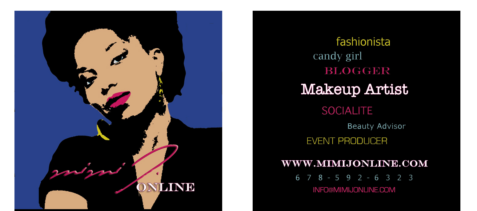 Makeup Artist Comp Card