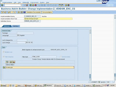 The Guru Speaks - About SAP: Vendor Enhancement Step-By-Step