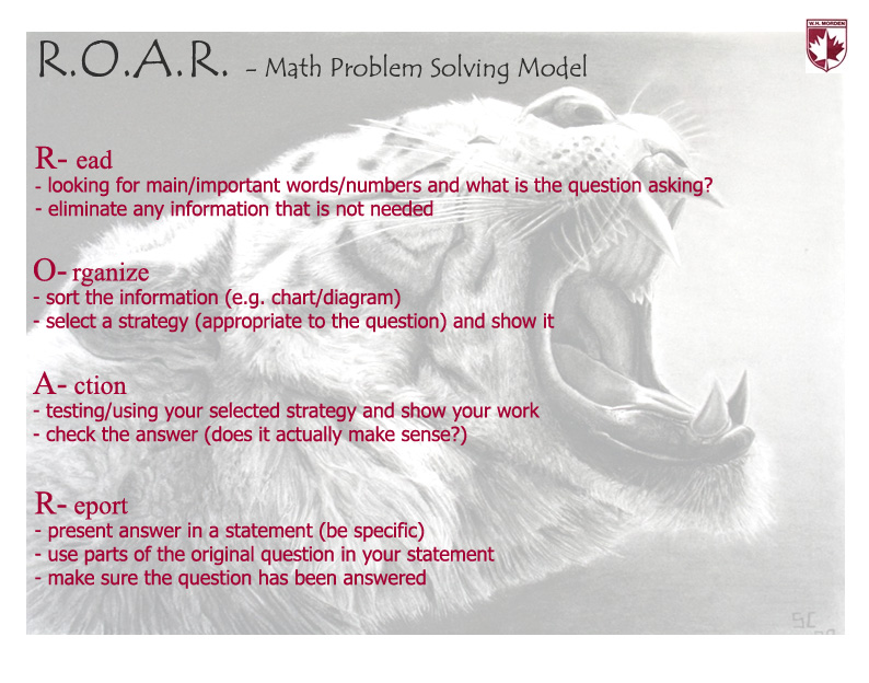 Otten at the Oaks: The R.O.A.R. Model of Problem Solving