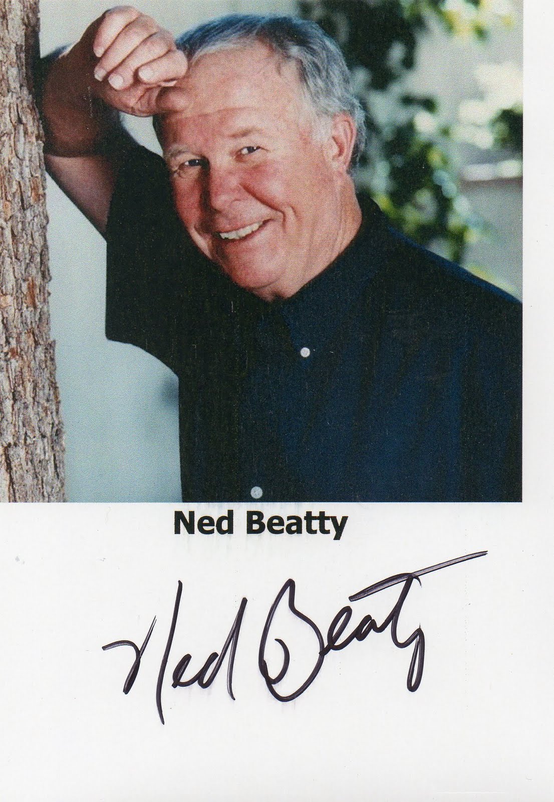 Kiwiautogal's Autographs: Ned Beatty