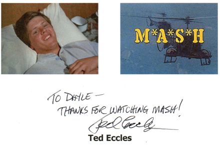 Kiwiautogal's Autographs: Ted Eccles