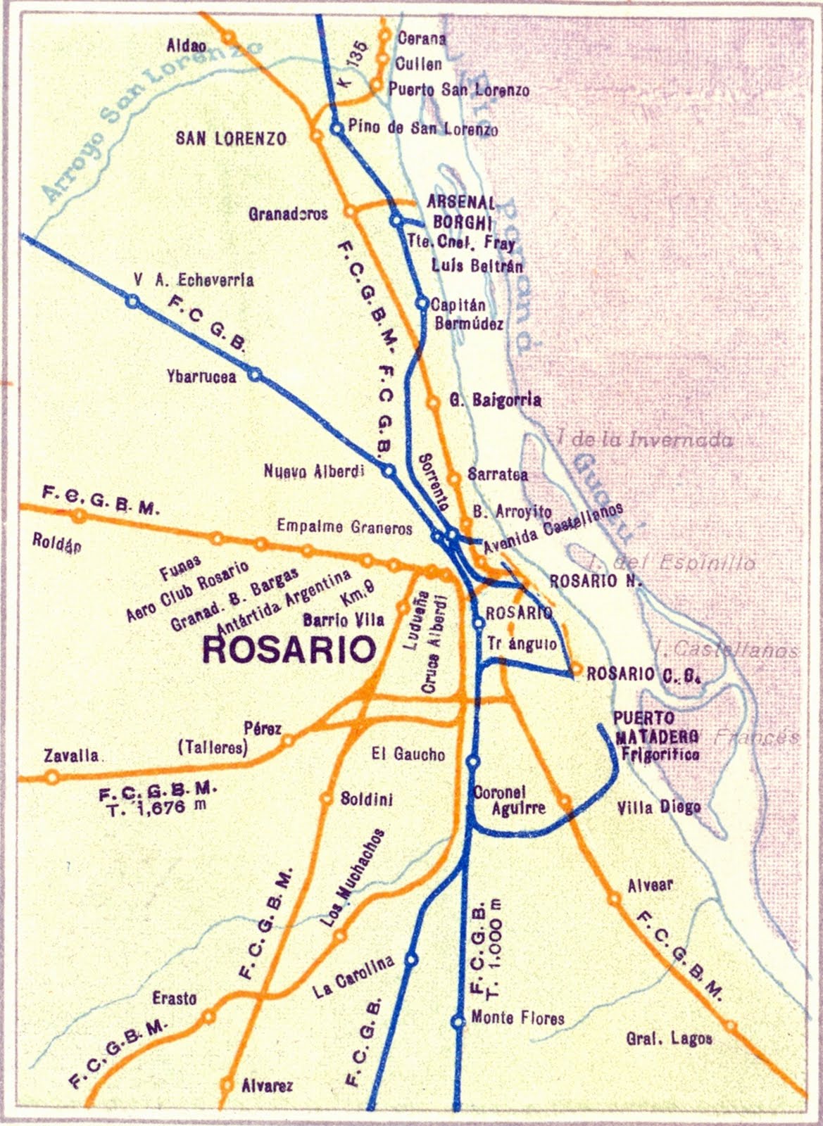 FERROAFICIONADOS ESTACION KM. 29 (GLEW): Mapas de los Ferrocarriles del ...