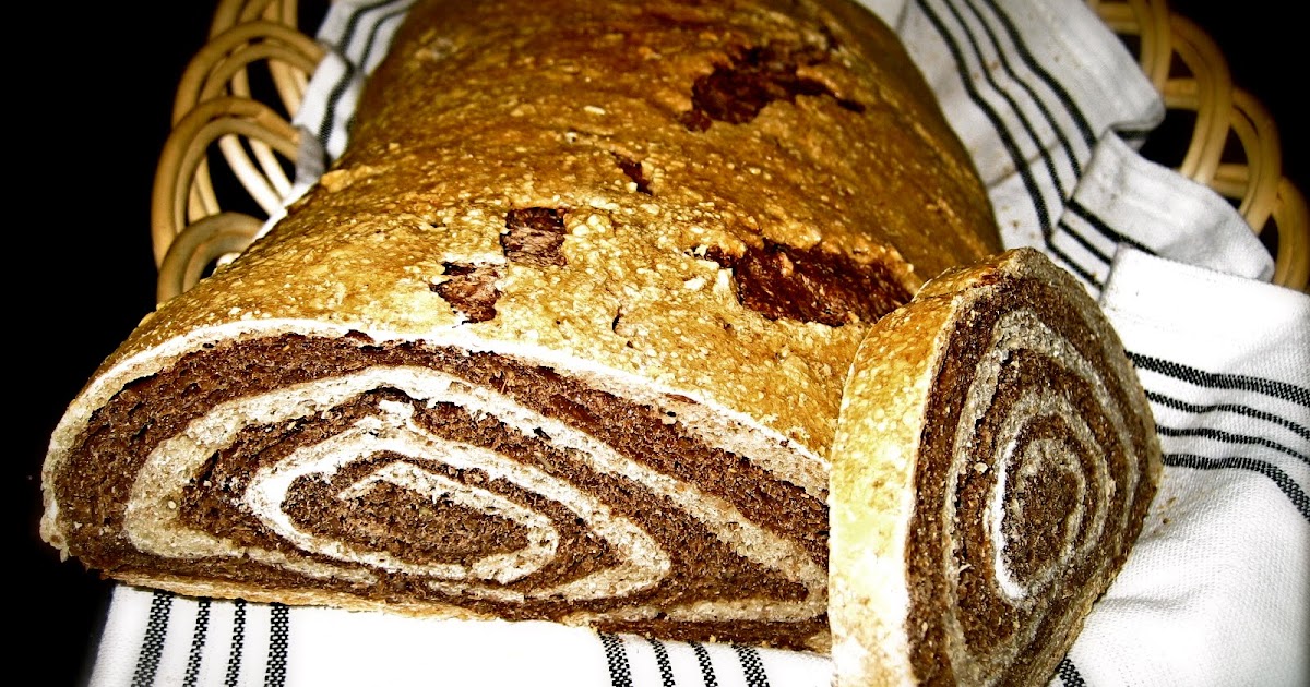 Doc April's Delicious Dishes: Pumpernickel Rye Swirl Bread