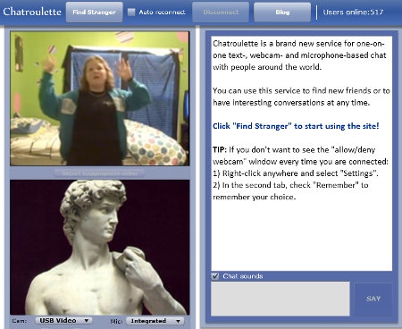 Free chatroulette script