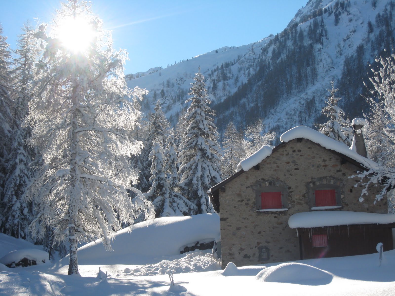 Trekking in the Alps and Provence : It's winter!!