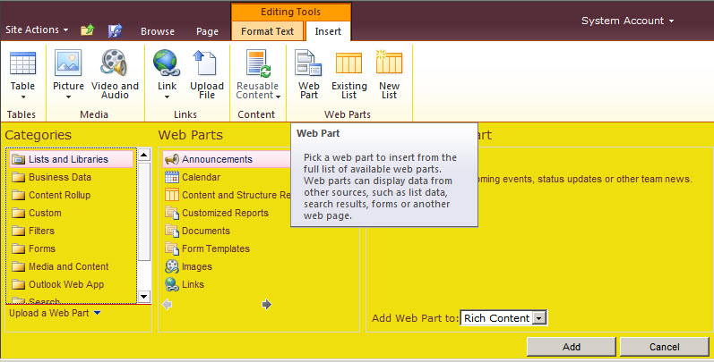 My SharePoint Experience: How to add a WebPart to SharePoint 2010 site ... My SharePoint Experience: How to add a WebPart to SharePoint 2010 site ...
