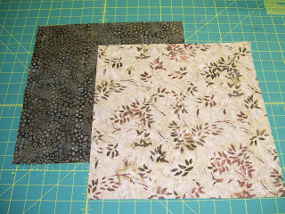 pieceful kwilter: wonky squares tutorial