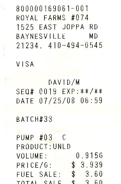 Gas Receipt Template - images.go-banana.com