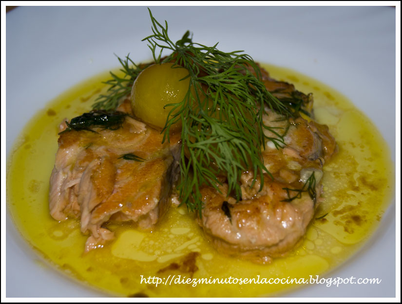 Diez minutos en la cocina: Salmón con salsa de brandy y cítricos