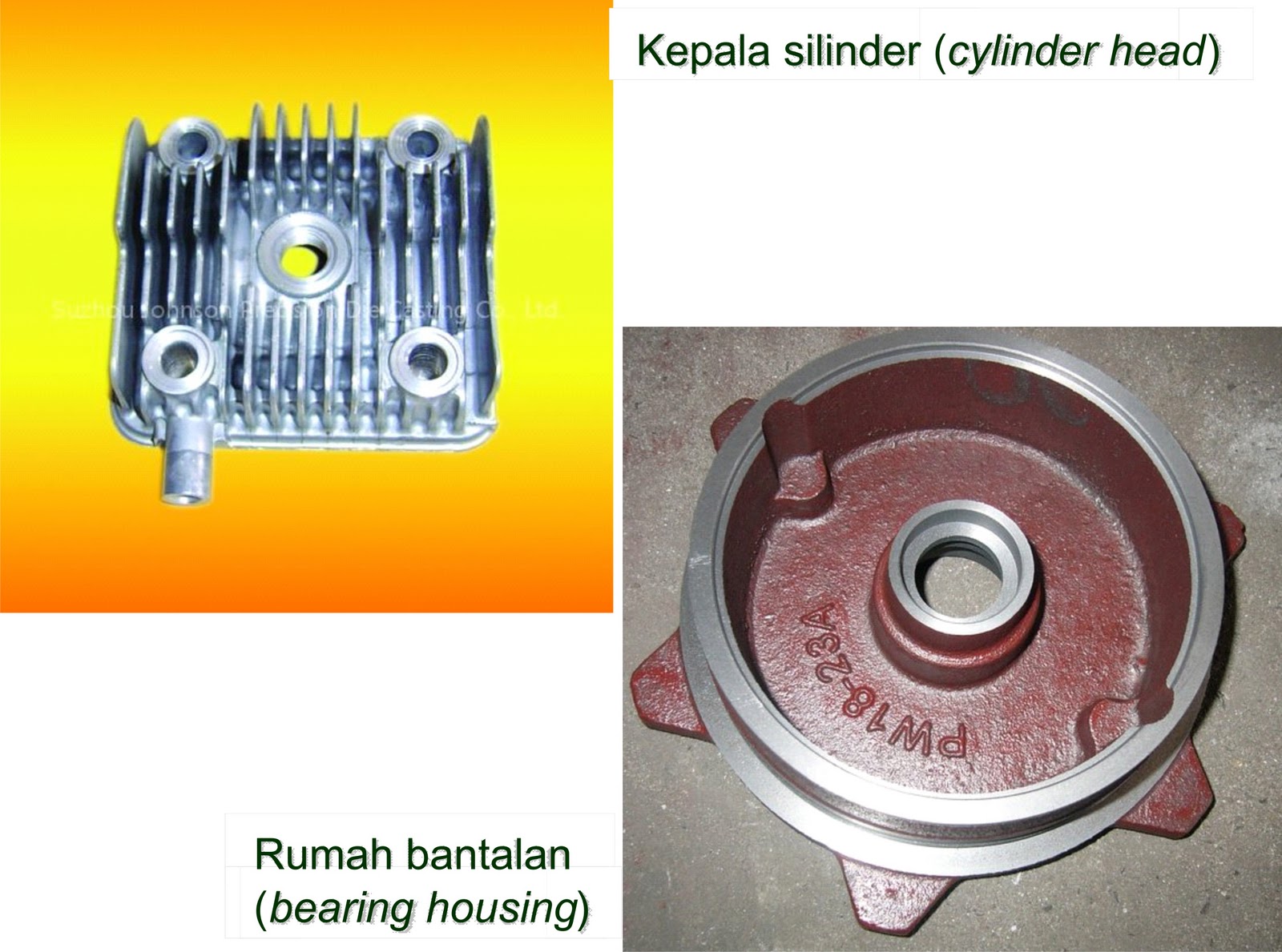 Contoh - contoh hasil pengecoran logam