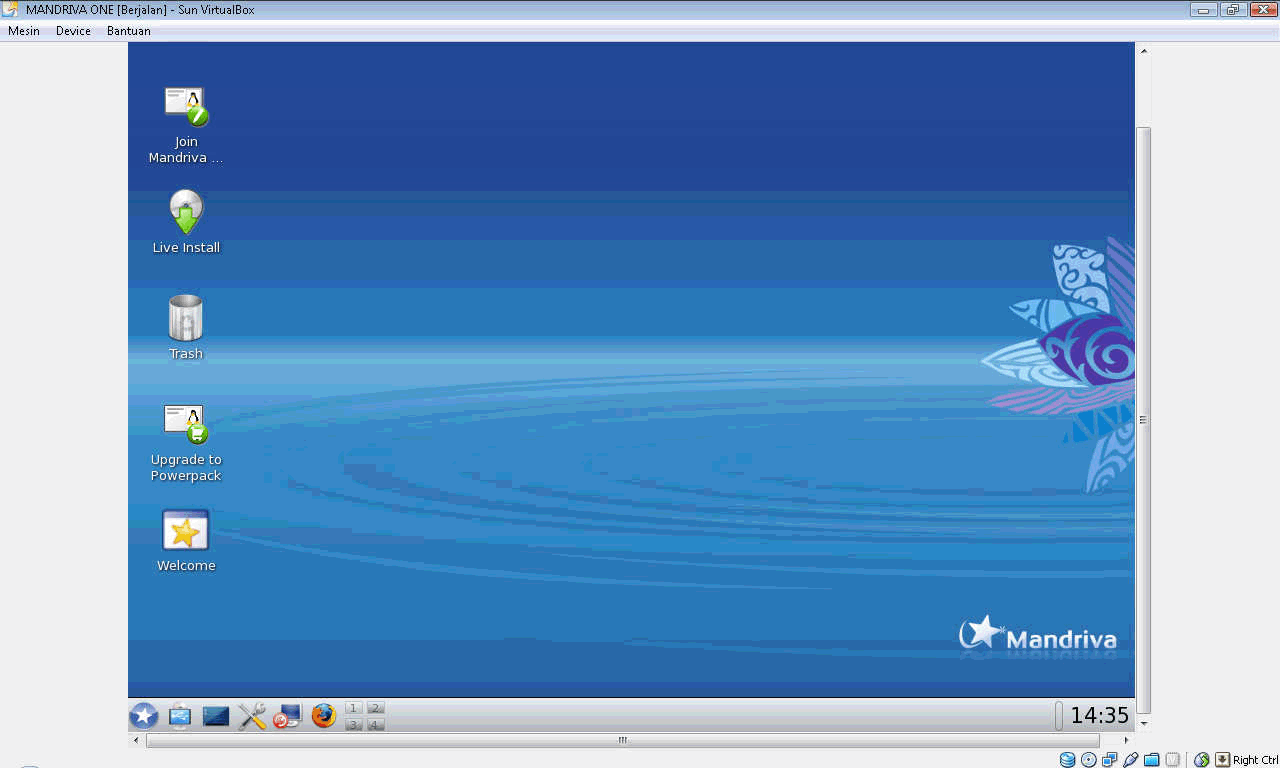 INSTALASI SUN xVM VirtualBox (LINUX MANDRIVA ONE ) | Lecture