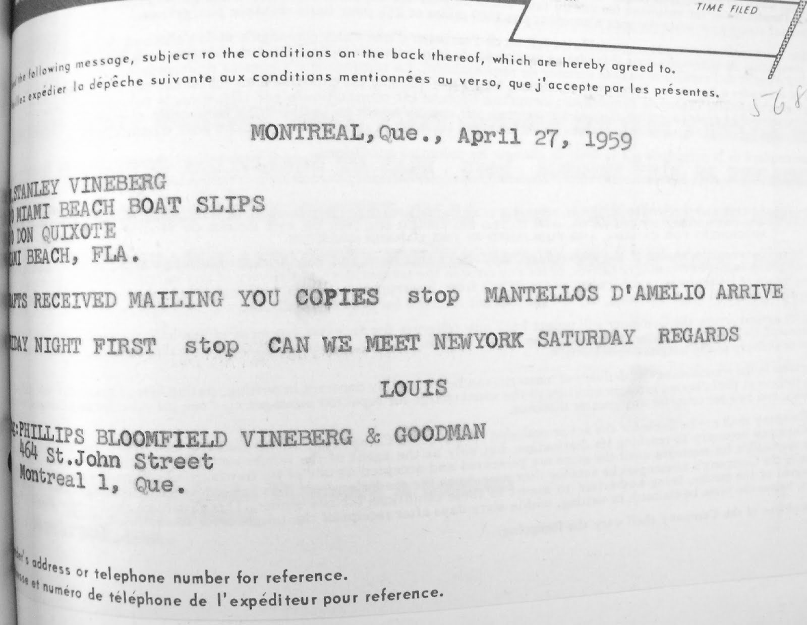 I HAVE SOME SECRETS FOR YOU: THE PERMINDEX PAPERS