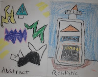 DRAWS Attention!!!: Abstract vs Realistic Glue Bottles