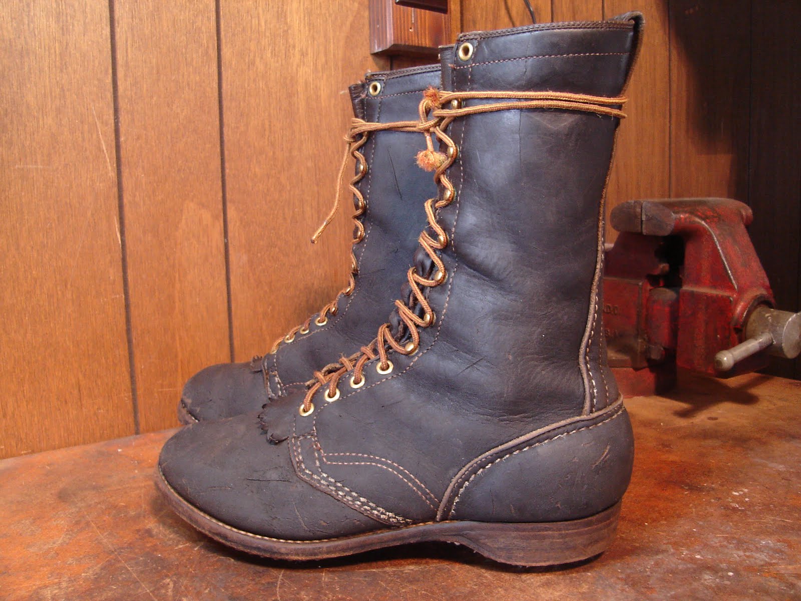 the1939clothier: Wesco's Logger Boots
