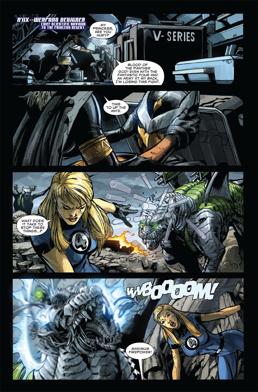 ghettoManga: PREVIEW: Doomwar (Black Panther, Storm & FF vs Doom)