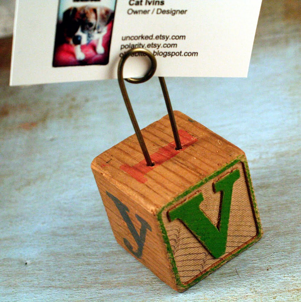 No More Wire Hangers! but first you can use one to make a business card ...