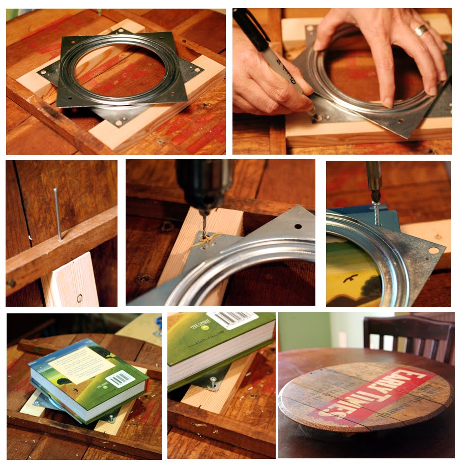 Upcycled DIY Tutorial - Make a Whiskey Barrel Lid LAZY SUSAN