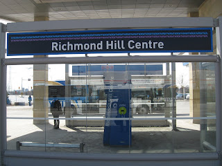 Buck Tracks: Richmond Hill Centre Transit Terminal