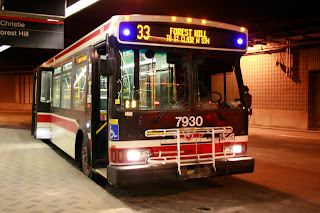Buck Tracks: TTC - St. Clair West Station - Bus Platform