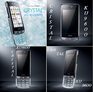 GSM KOREA-INDONESIA: LG CYON CRISTAL LG-KU9600