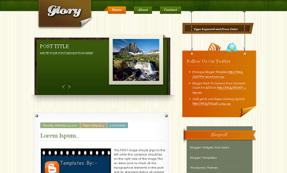 15 Blogger Templates for Free Download - Aptech India