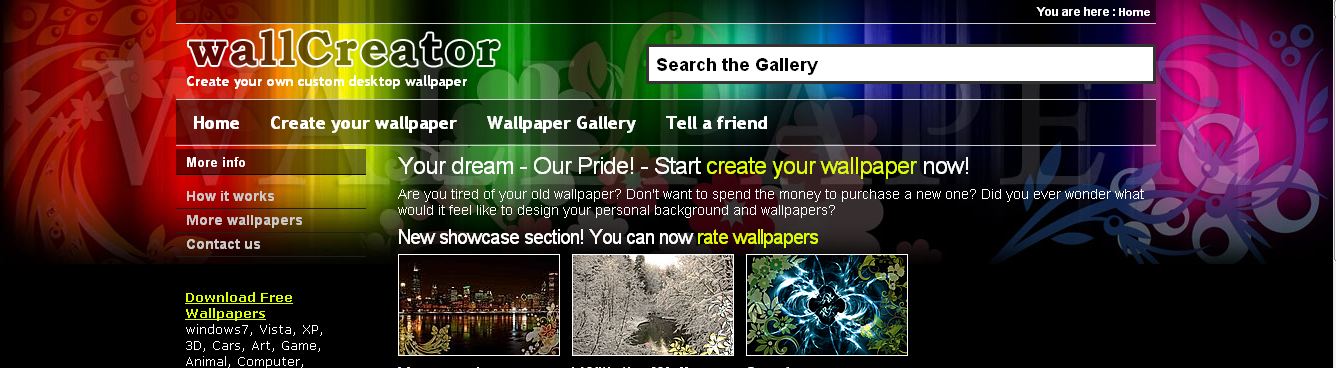 screen decoration: Free Online Wallpaper Creator