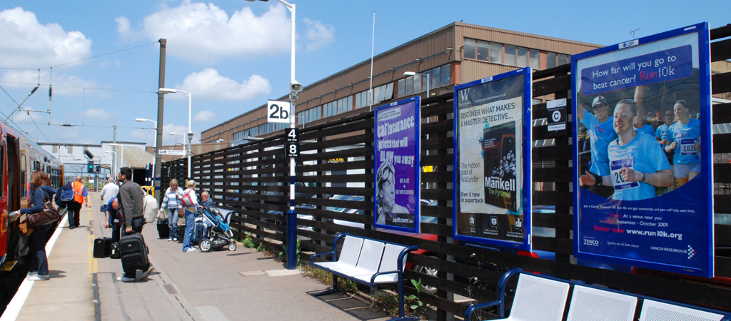 Hazel Design Context: Rail advertising