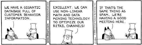 Datalligence: Dilbert on Data Mining
