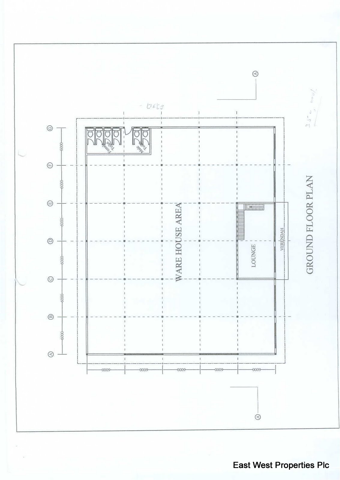 East West Group: Plans for Warehouse No.7