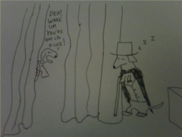 Tall Tales from a Small Town: Cartoons by Hubby- Narcoleptic Danny Kaye