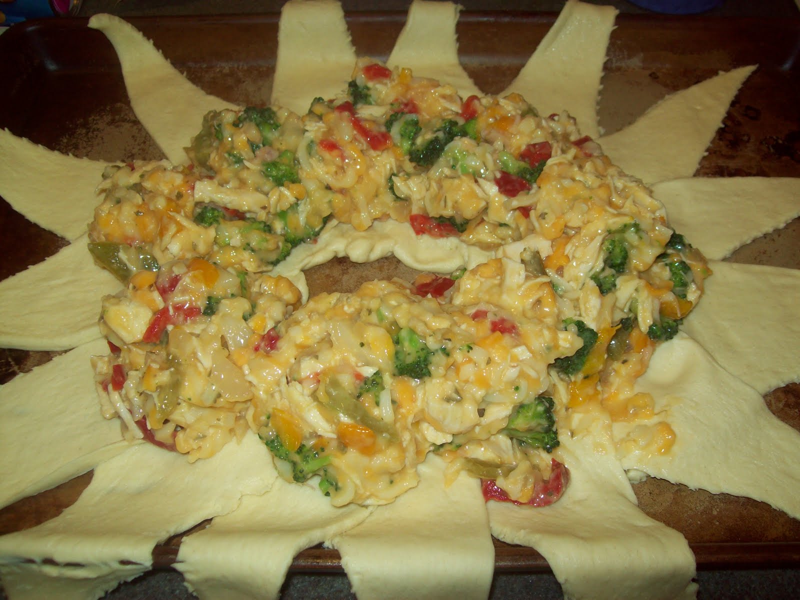 Dinner Time Ideas: Chicken & Broccoli Ring