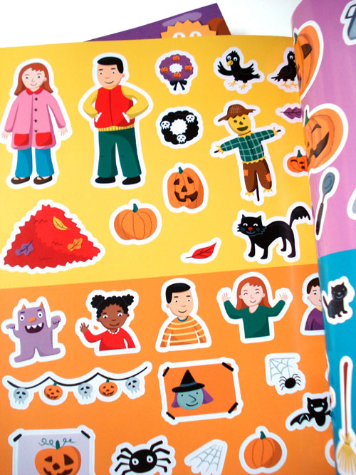 Chickengirl Design: Halloween is Here Sticker Book Giveaway!!!